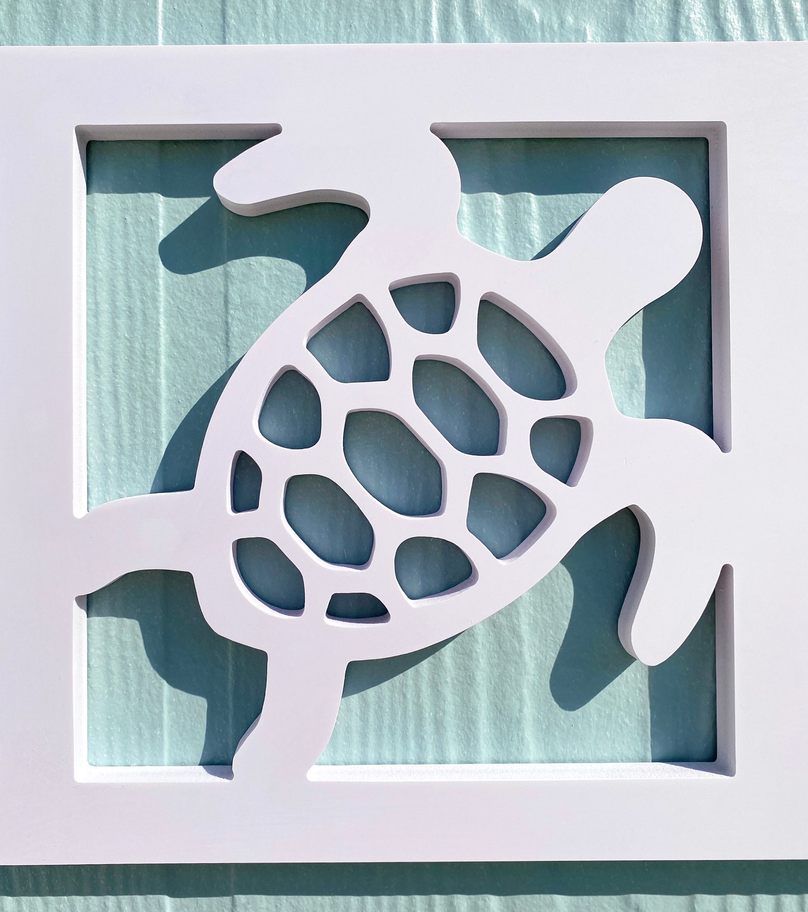 Sea Turtle Mailbox Bracket Weatherproof PVC Coastal Beach | Etsy