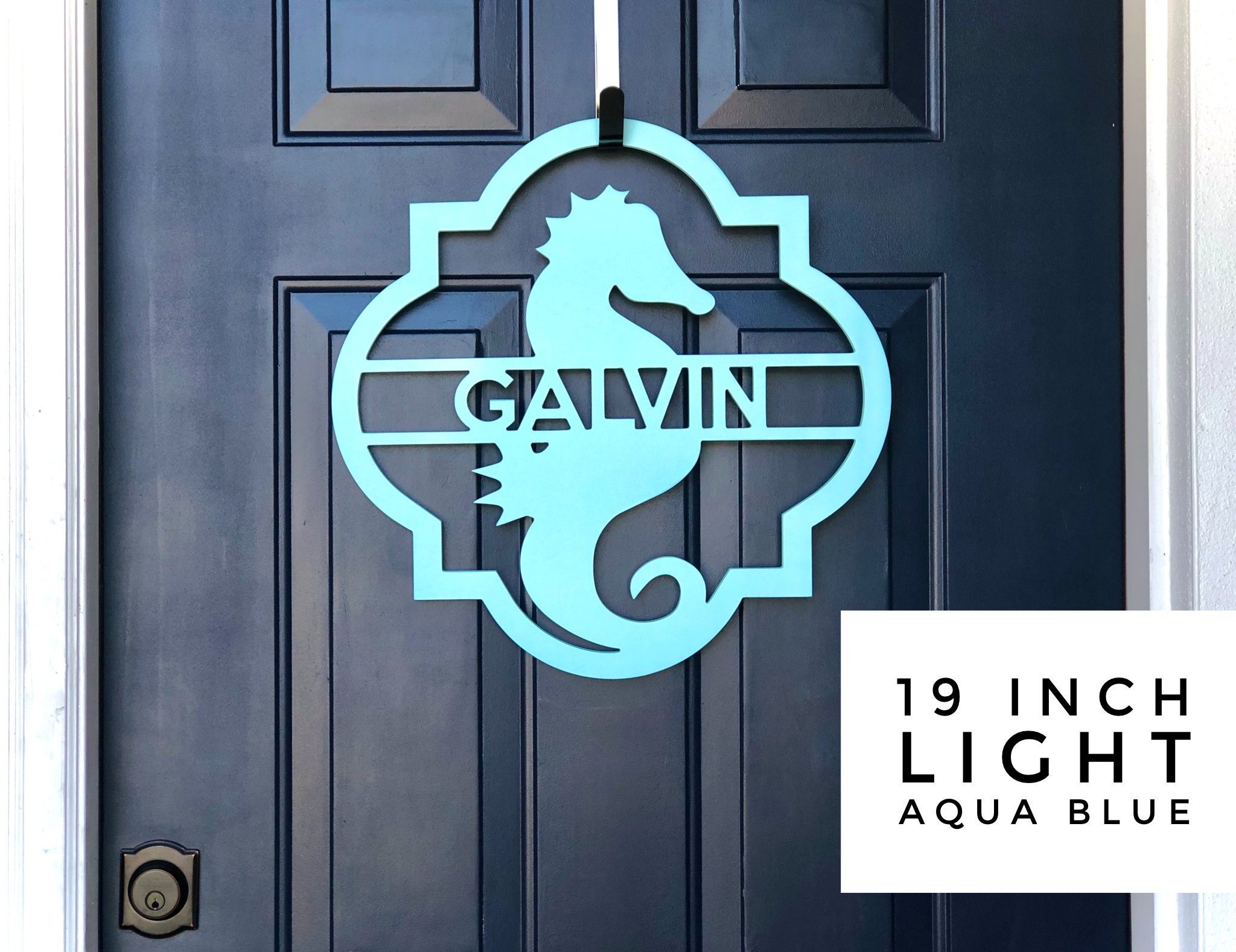 Weatherproof Marlin House Sign Custom Fishing Decor Front | Etsy