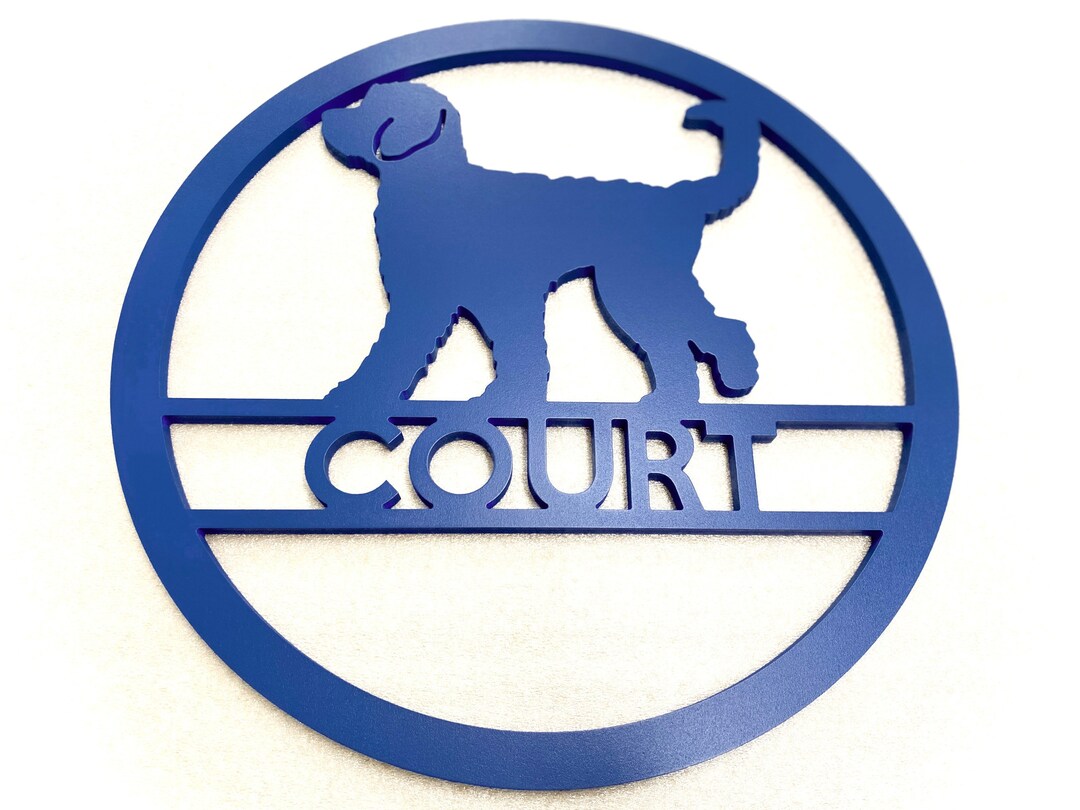 Kids Doodle Name Sign, Goldendoodle Dog Boys or Girls Room Decor, Puppy ...