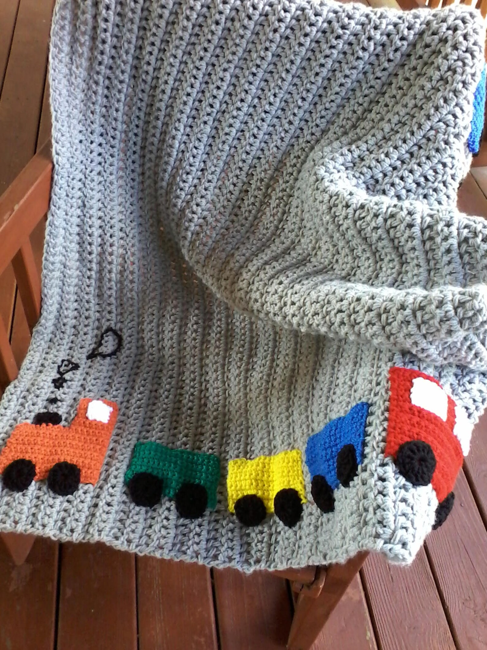 Train Baby Blanket - Etsy