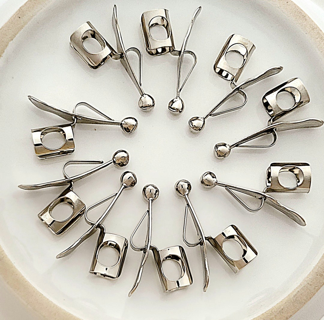 10 Genuine Faultless Pencil Clips. the Original USA Made, With Push-on ...