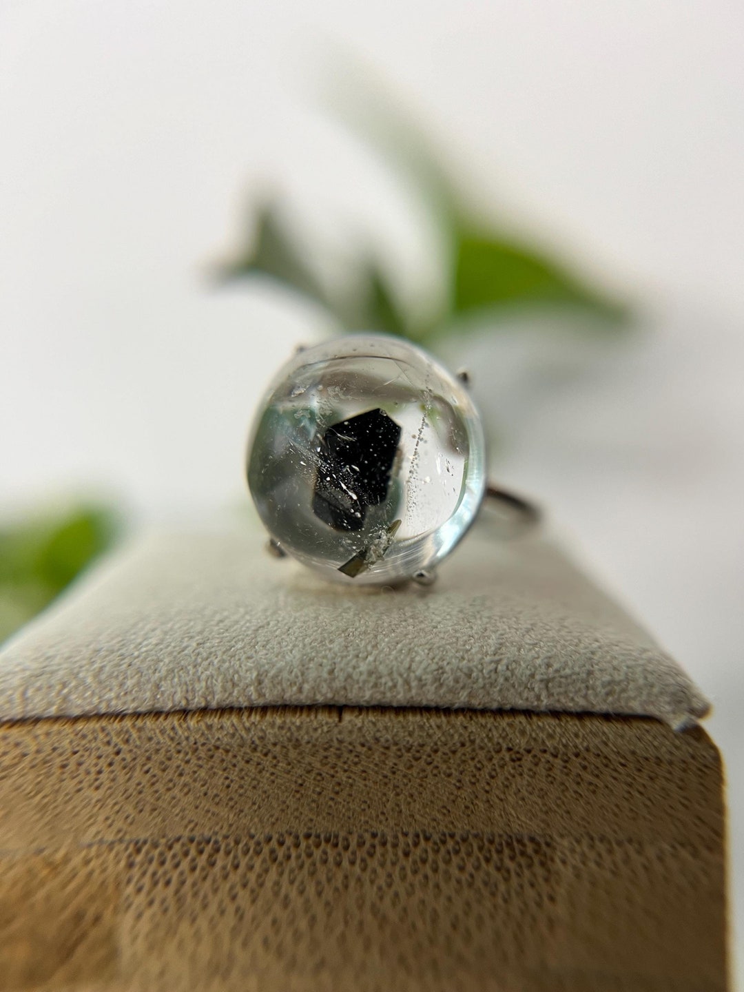 Black Mica Ring - Etsy