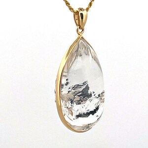Enhydro Quartz Pendant With Moving Bubbles and Moving Sand - Etsy