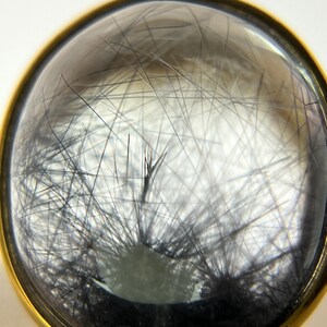 Blue Rutile Quartz Ring - Etsy