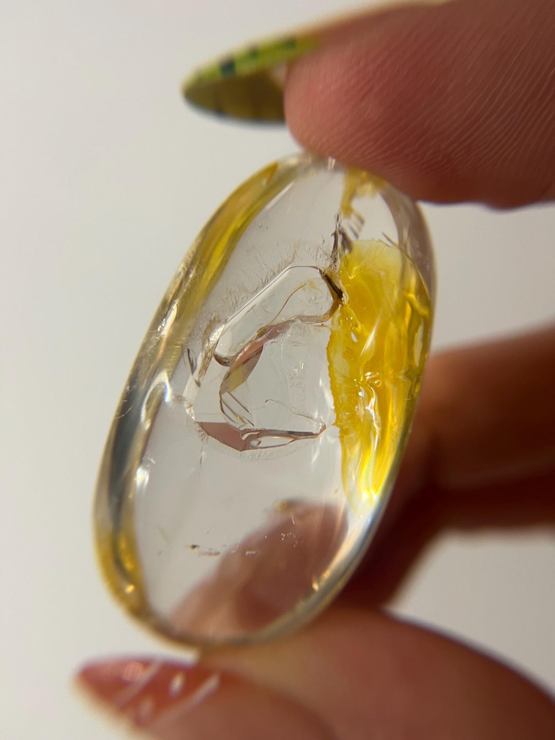 Enhydro Quartz Golden Healer: Big Moving Bubble - Etsy