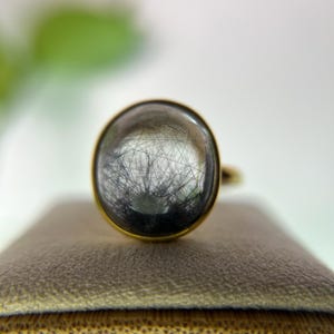 Blue Rutile Quartz Ring - Etsy