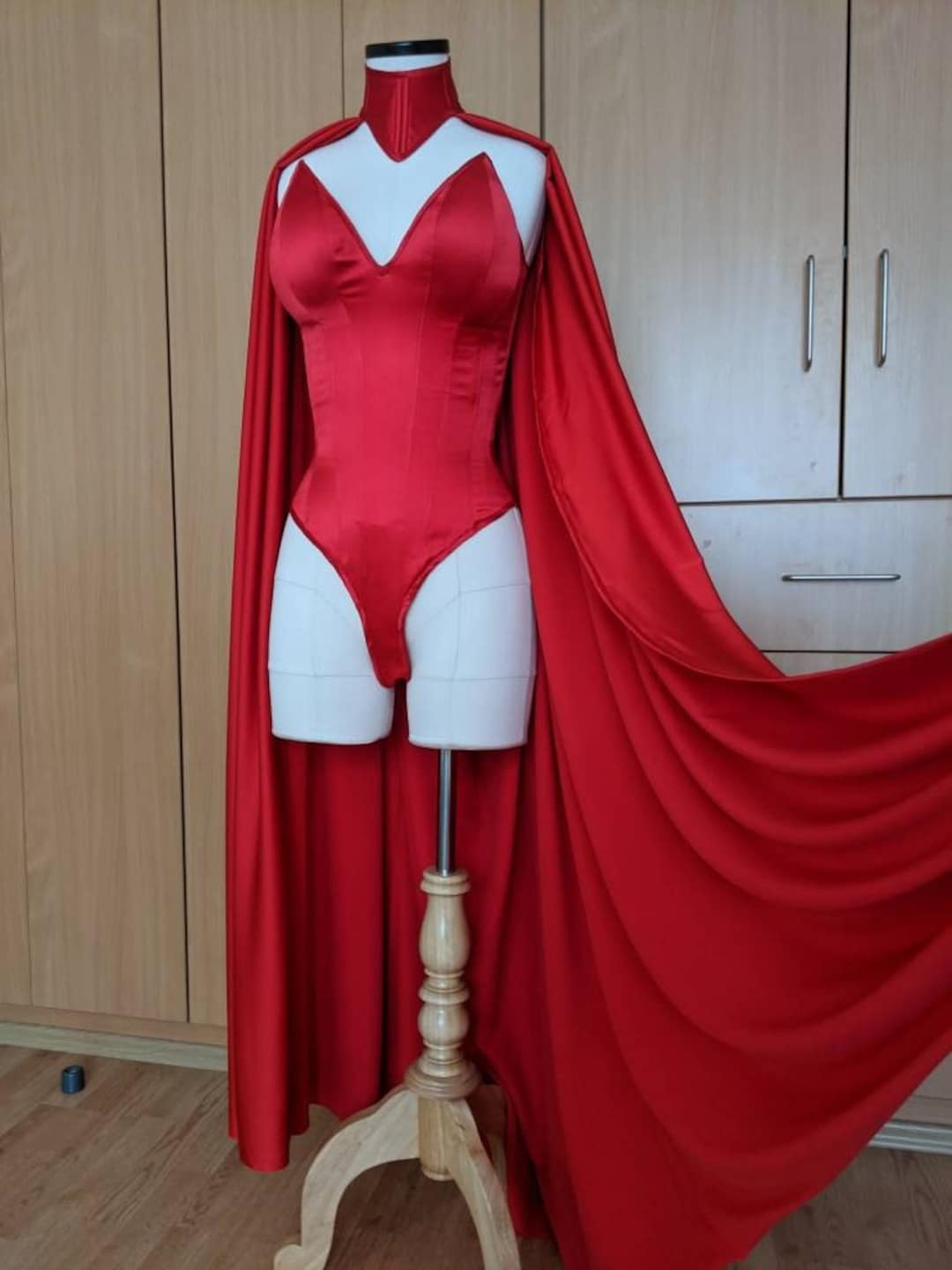 Scarlet Witch Inspired Custom Tailored Cosplay Outfit - Etsy
