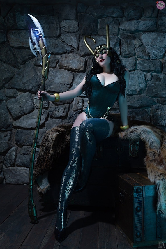 Lady Loki Cosplay Costume