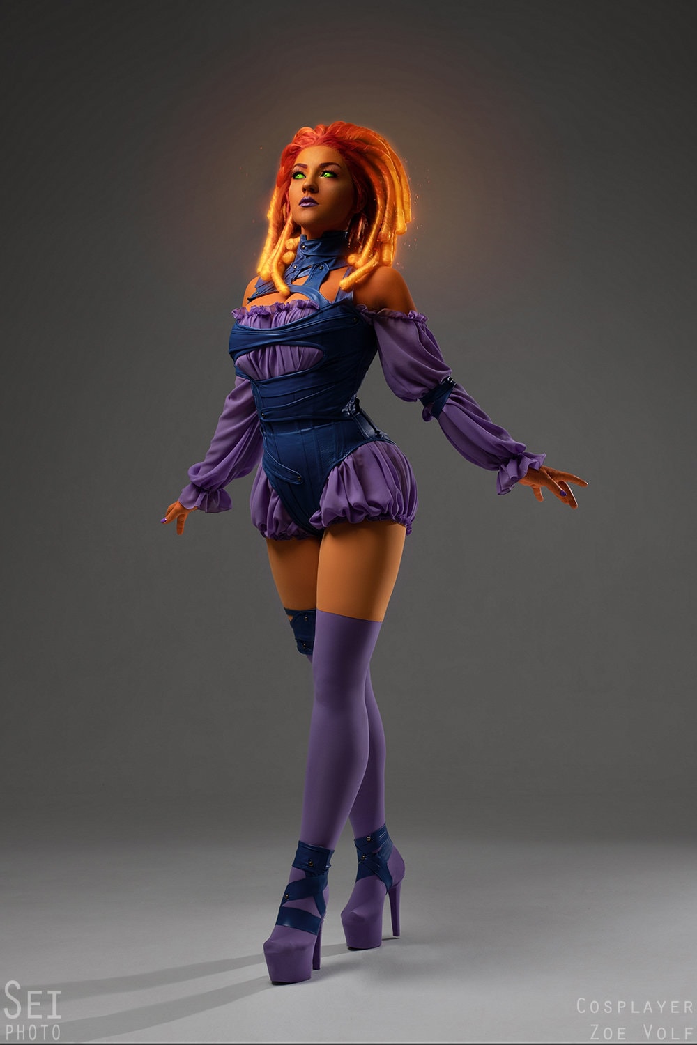 Starfire Cosplay Print - Etsy