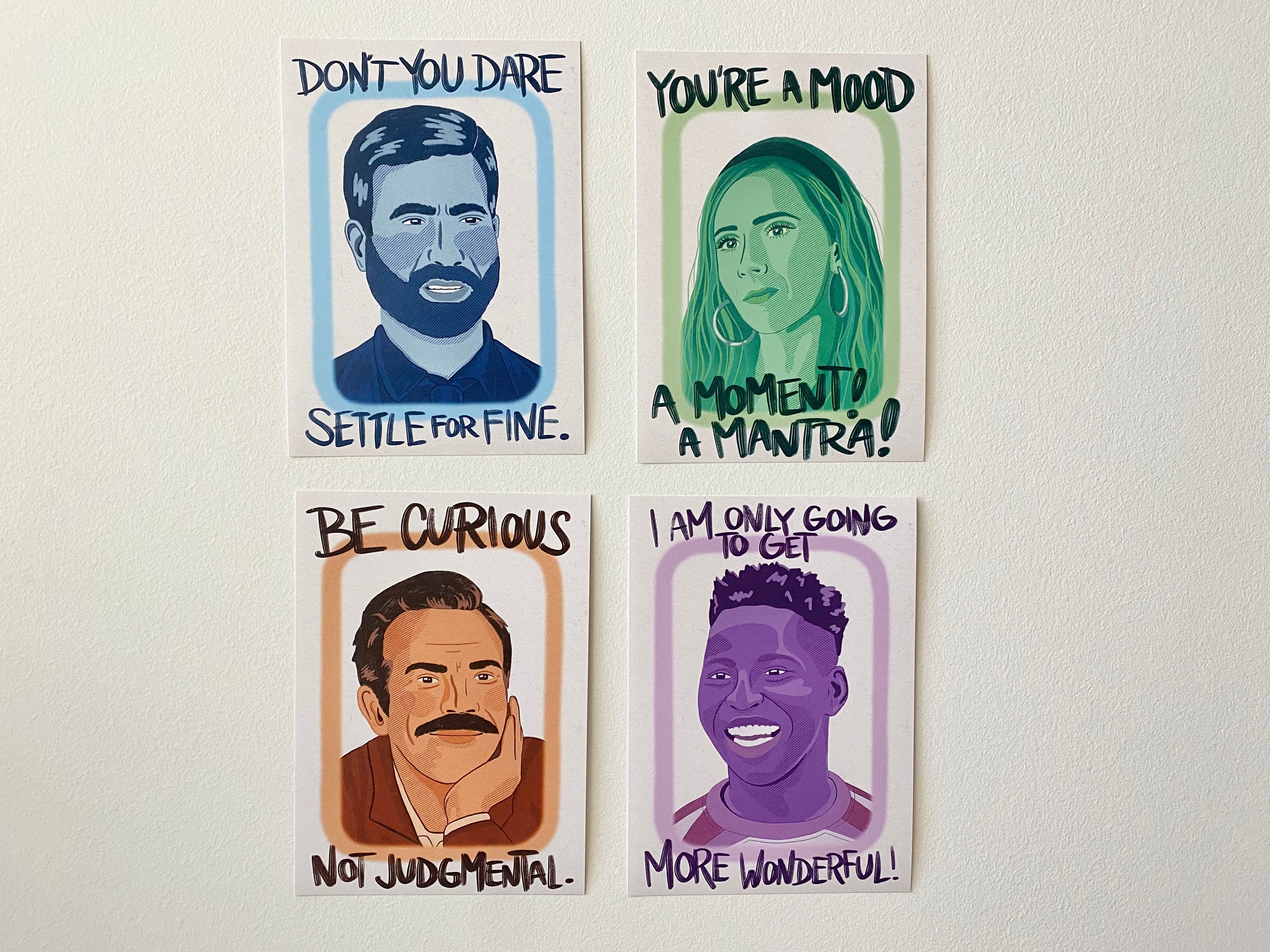 Ted Lasso Print Art Bundle | Ted Roy Keeley & Sam Pop Art (Und) sold by ...