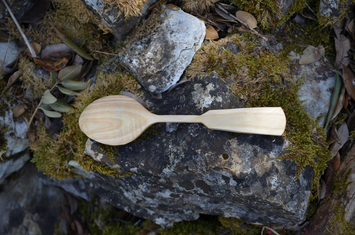 Tea Wooden Spoon Simple Functional Handmade Spoon | Birthday Gifts for ...