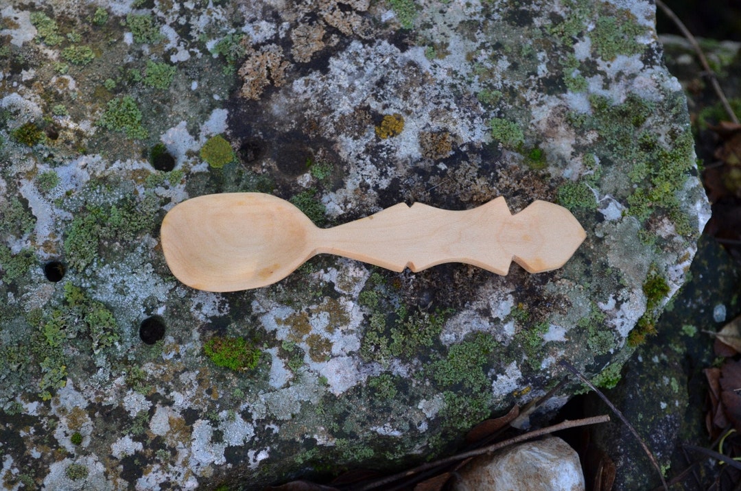 Tea Wooden Spoon Simple Functional Handmade Spoon | Birthday Gifts for ...