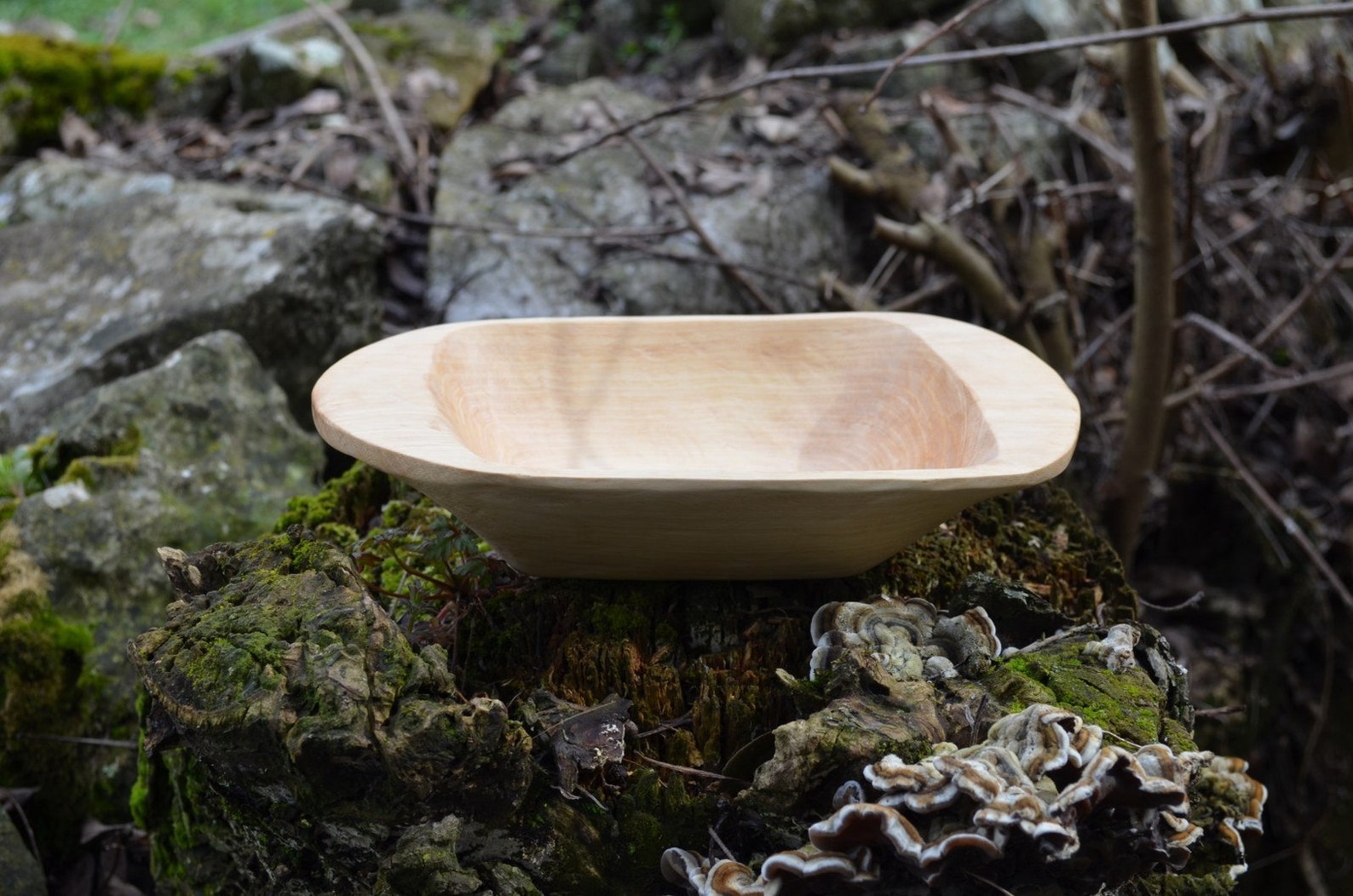 Traditional Unique Small Wooden Bowl Rustic Wedding Gift Unique Rustic ...