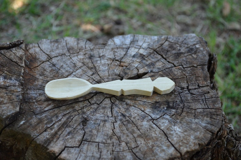 Tea Wooden Spoon Simple Functional Handmade Spoon Birthday - Etsy