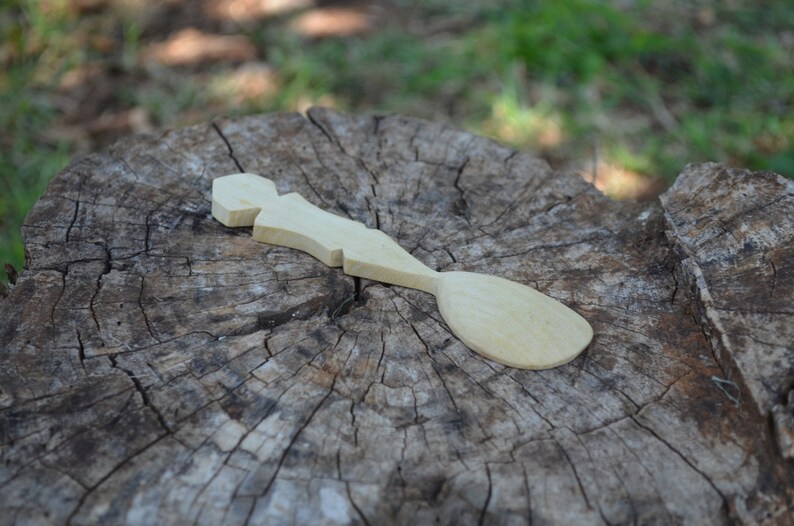 Tea Wooden Spoon Simple Functional Handmade Spoon Birthday - Etsy