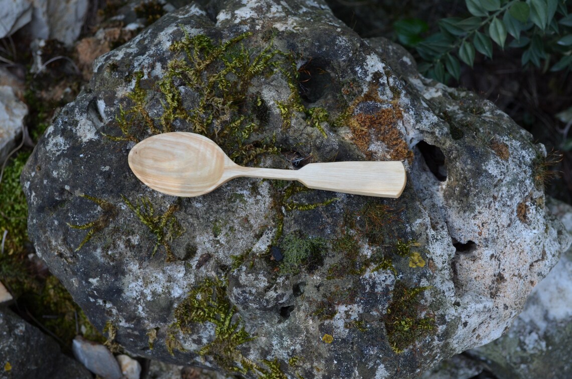 Tea Wooden Spoon Simple Functional Handmade Spoon | Birthday Gifts for ...