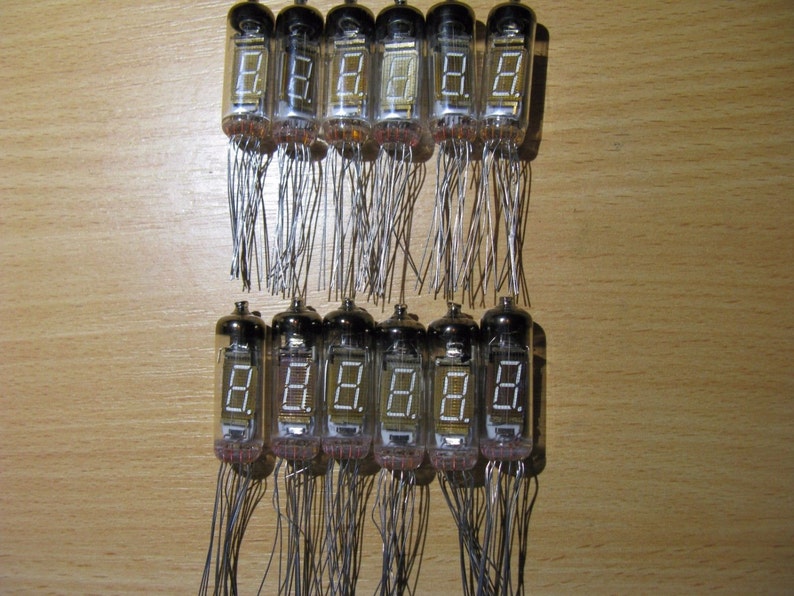 12 Pcs IV-6 Nixie Era Clock VFD Soviet Vacuum Tubes NOS - Etsy