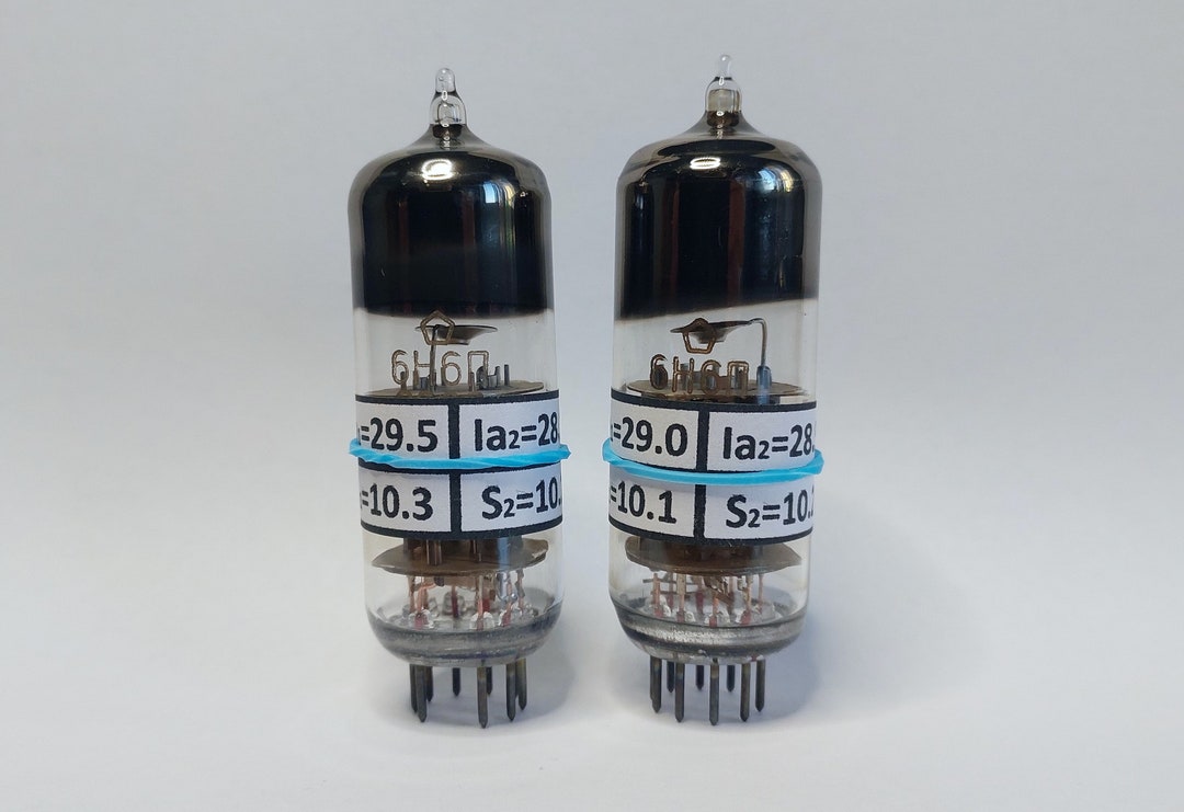 US Stock! 6N6P / 6N6 / 6H6P / 6Н6П Matched Pair (2pcs) Tubes Valves NOS ...