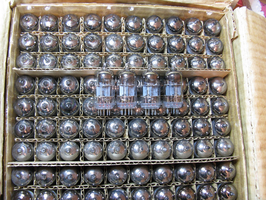 4x 6N1P / 6N1 / 6Н1П NEW Same Date 1970's Voskhod Double Triode Tubes ...