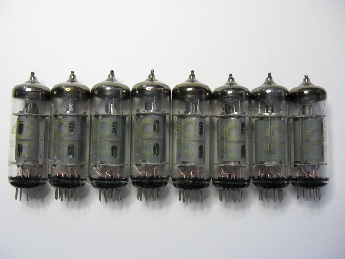 8 Pcs 6P1P-EV 6П1П-ЕВ Svetlana 6P1 tube amp Pentode Same | Etsy