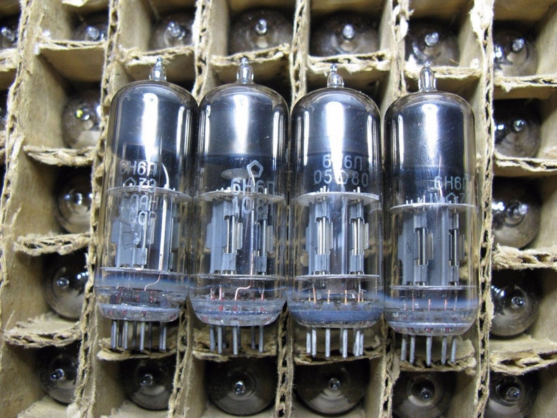 6N6P / 6N6 / 6H6P / 6Н6П Soviet Vacuum Tubes NOS 10 Pcs - Etsy