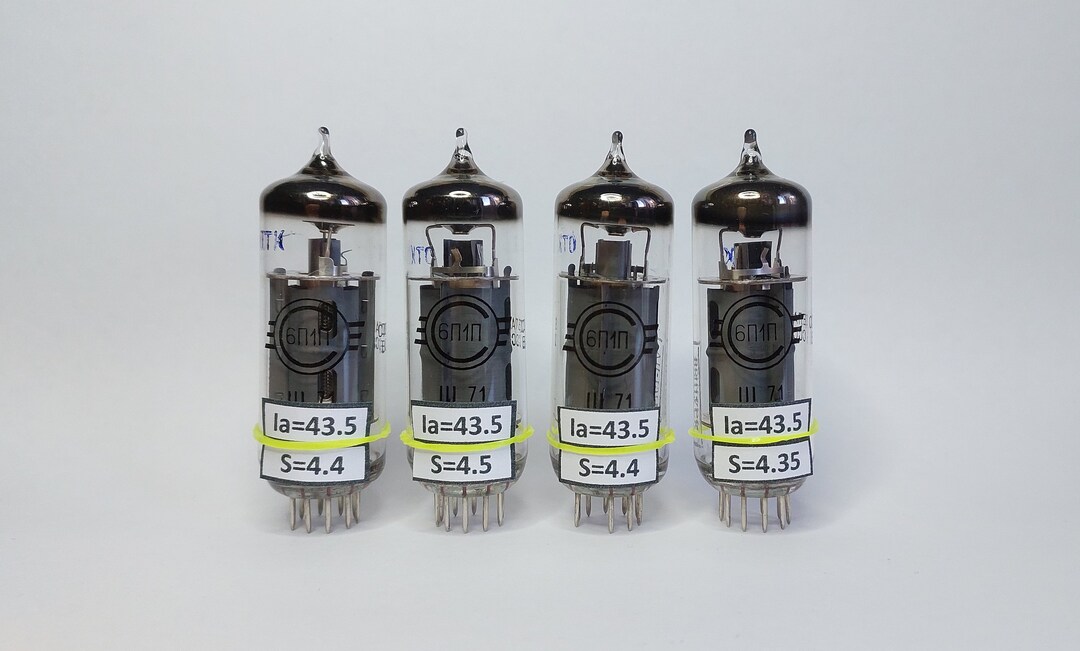 6P1P 6P1 Matched Quad 4pcs Svetlana Tubes / Valves New NOS - Etsy