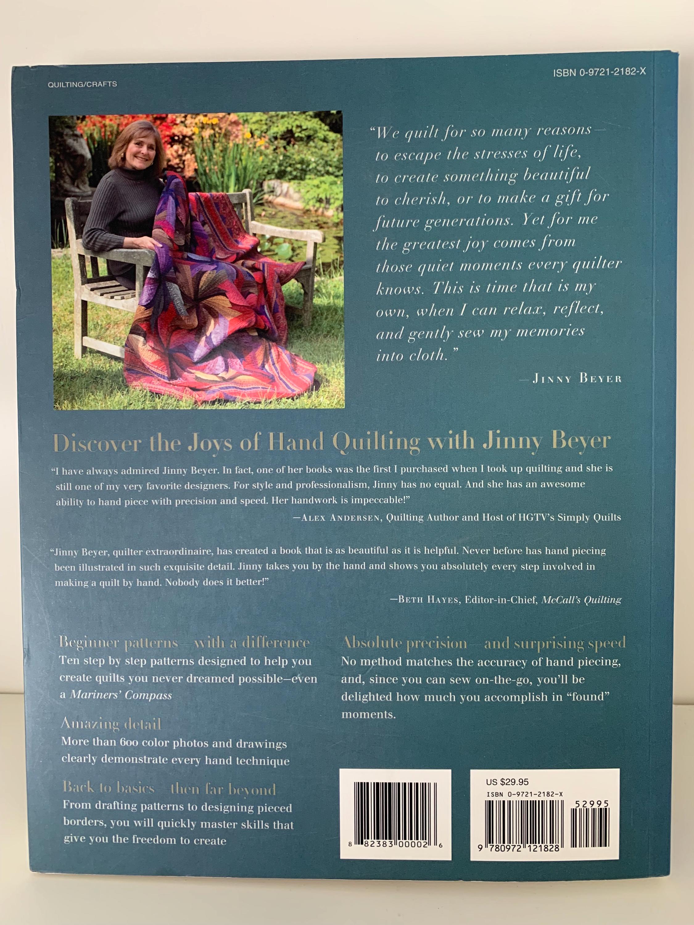 Quiltmaking by Hand, Simple Stitches, Exquisite Quilts by Jinny Beyer ...