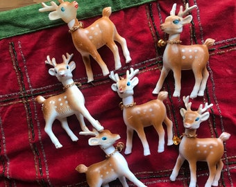 Plastic reindeer | Etsy