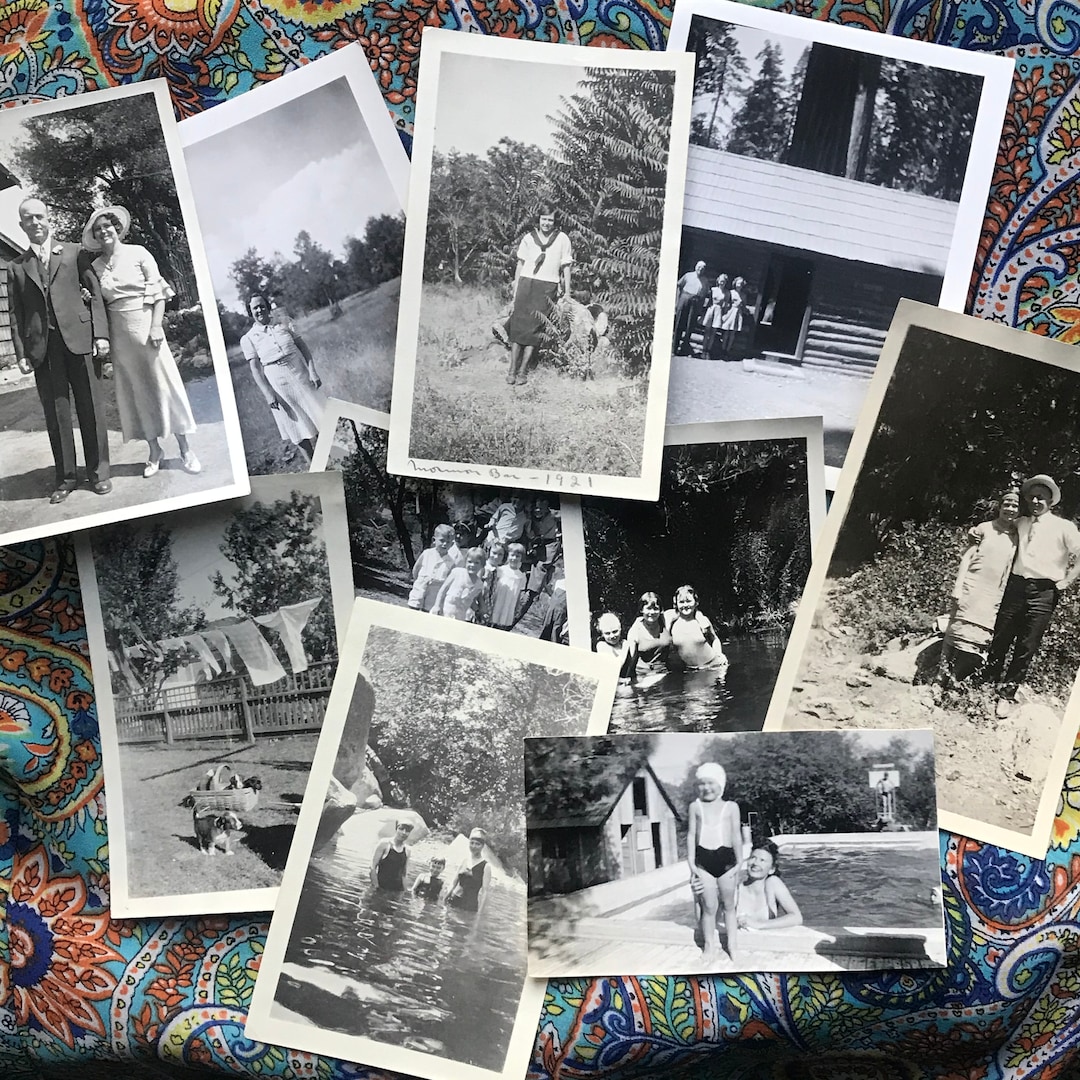 Vintage and Antique Collection of Ten Random Old Photos Photographs - Etsy