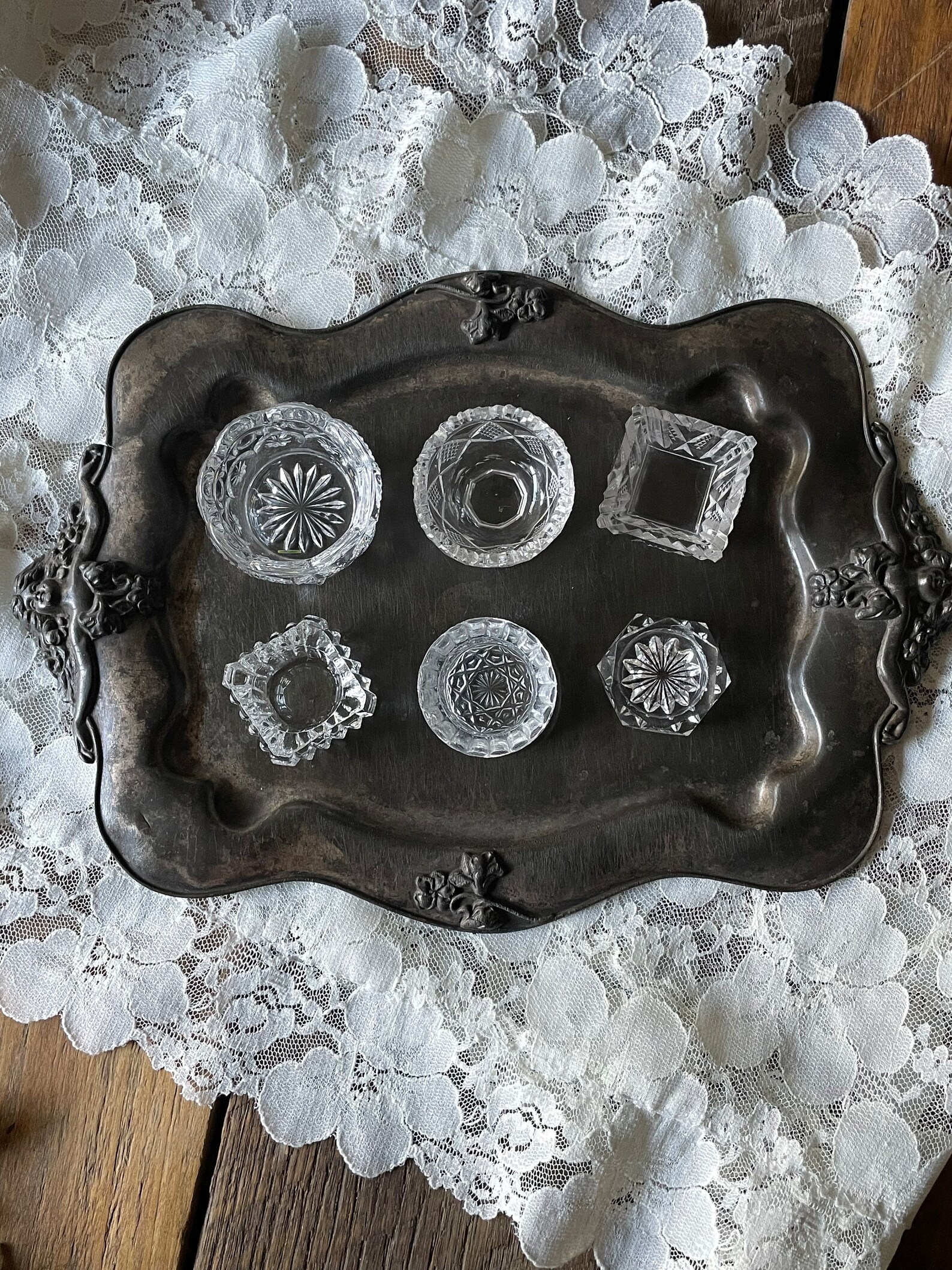 Vintage Salt Cellar Collection All Unique Set of 6 - Etsy