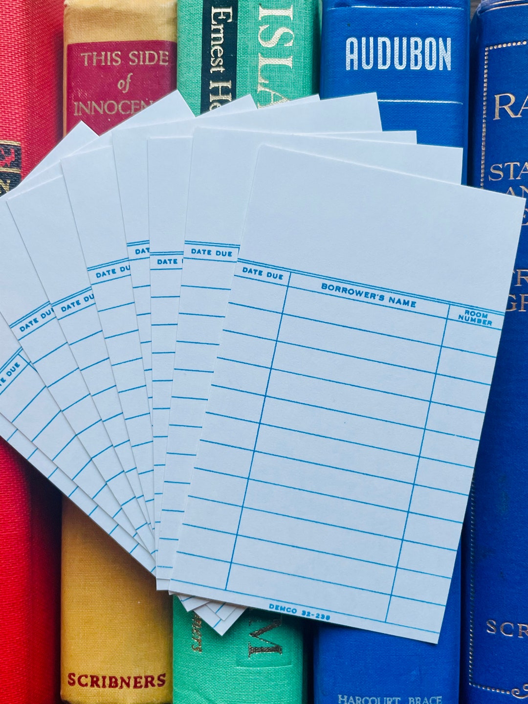 Vintage Library Check Out Cards Set of 10 Unused New Old Stock NOS - Etsy