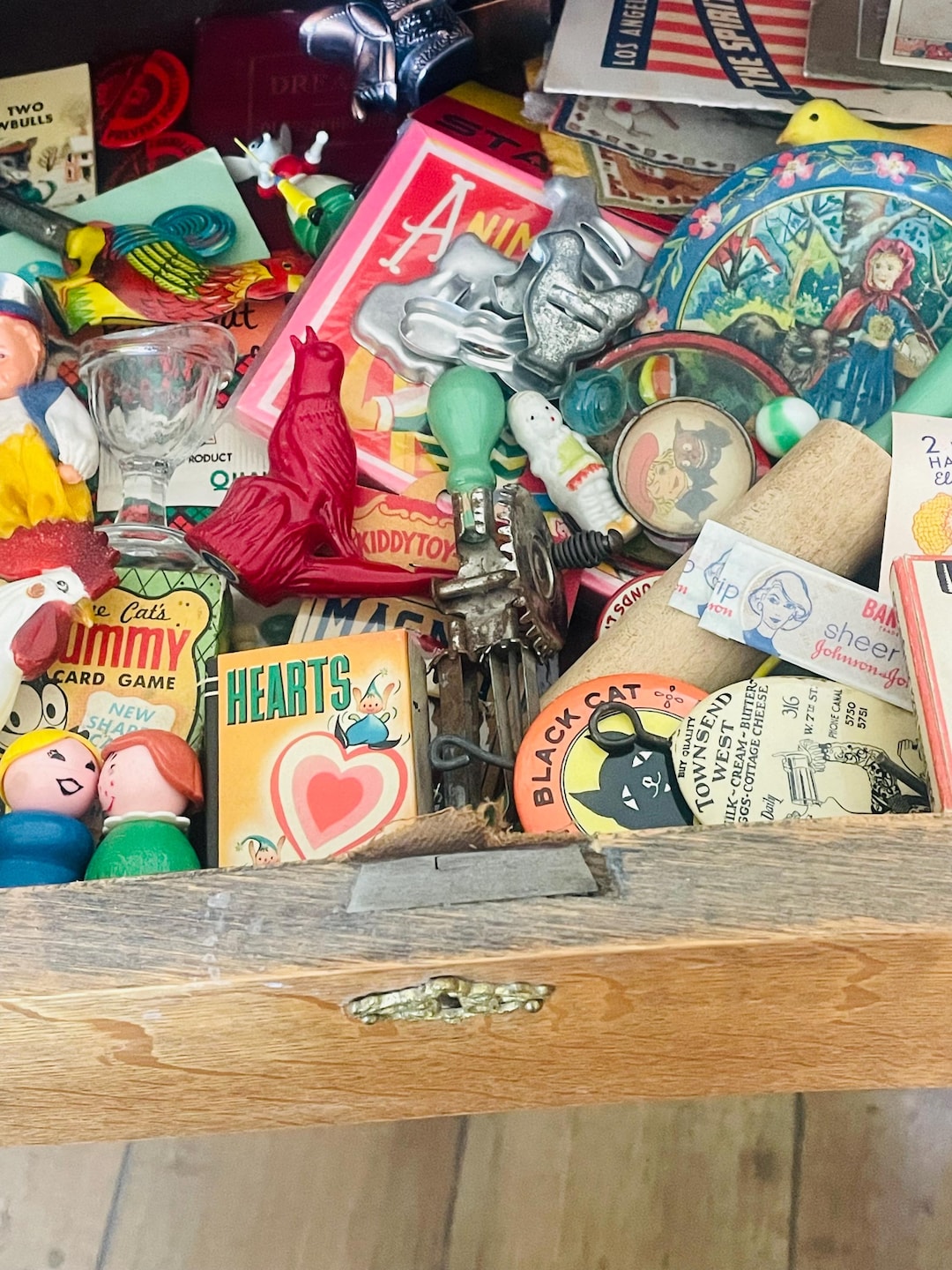 Shop My Fun Vintage Junk Drawer Toys Trinkets Treasures Choice of Old ...