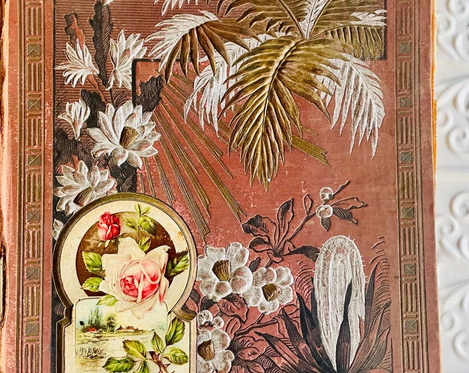 Antique Victorian Scrapbook Filled With Calling Trade Cards Scrap ...