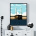 Mecca Retro Travel Poster, Mecca Wall Print, Saudi Arabia Retro Poster ...