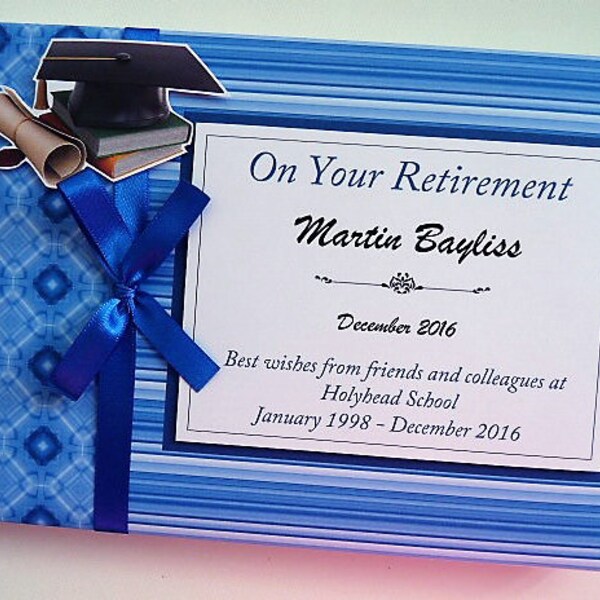 Retirement Book - Etsy