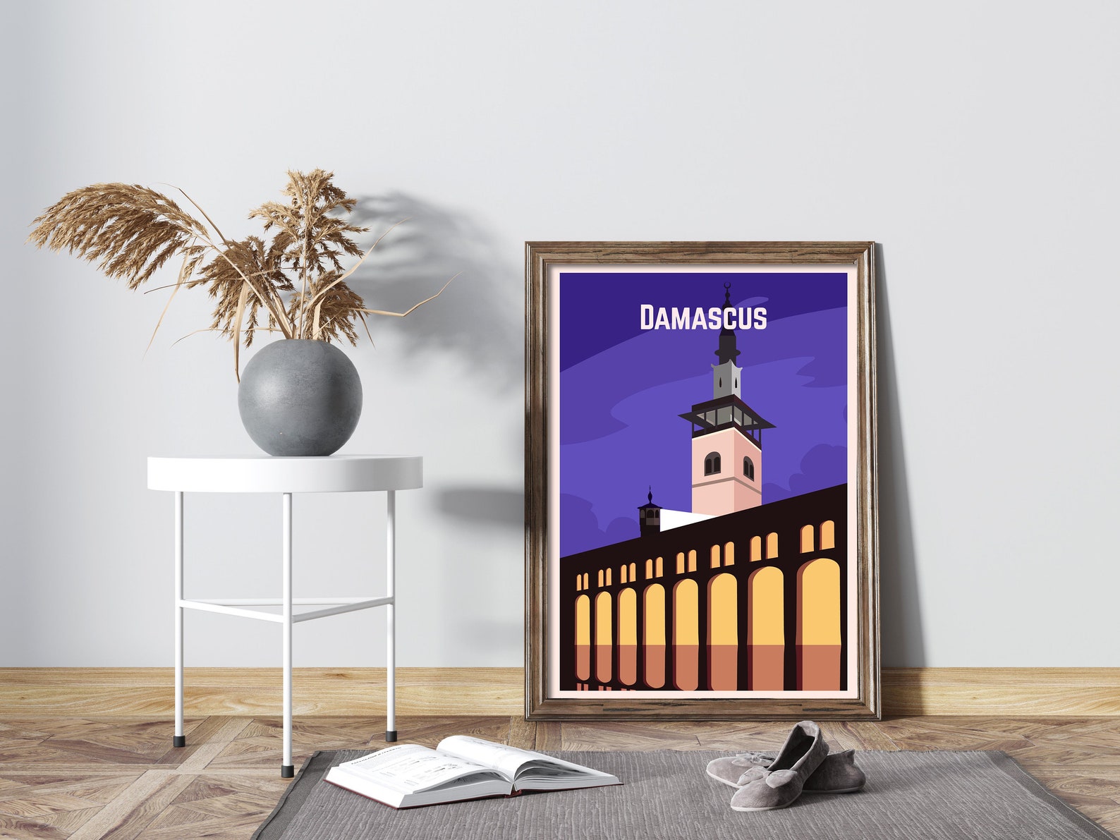 Damascus Vintage Travel Poster Syria Retro Travel Poster - Etsy UK