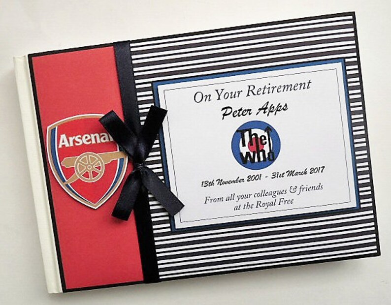 Personalised Police Retirement Guest Book Police Retirement - Etsy UK