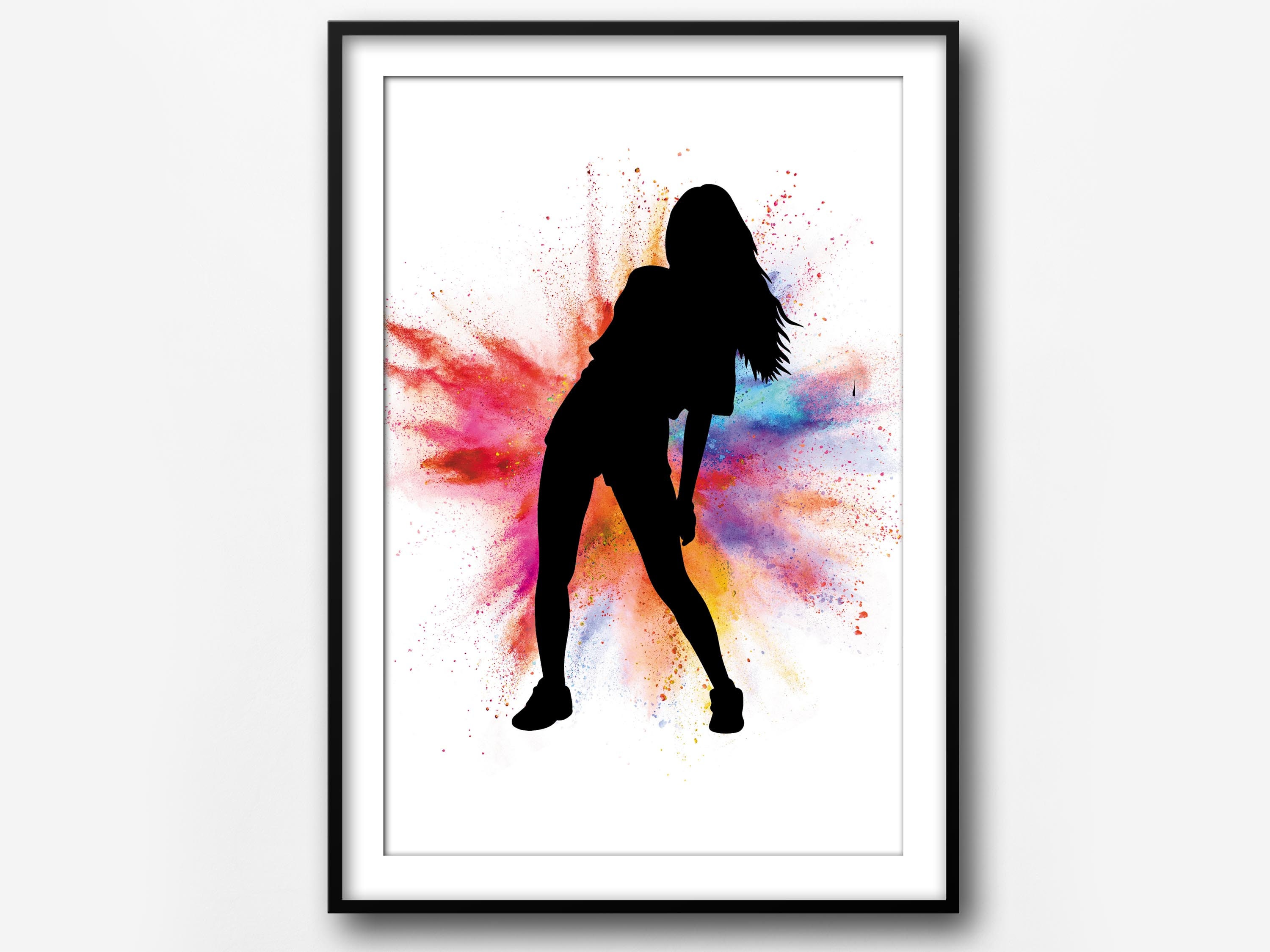 Contemporary Dancer Print, Modern Style Dancer Poster, Abstract Female ...