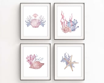Seashell Bathroom Wall Decor - Etsy