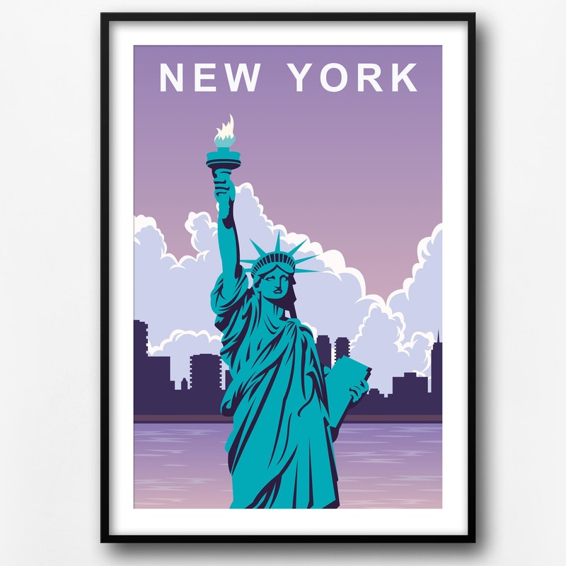 New York City Poster - Etsy