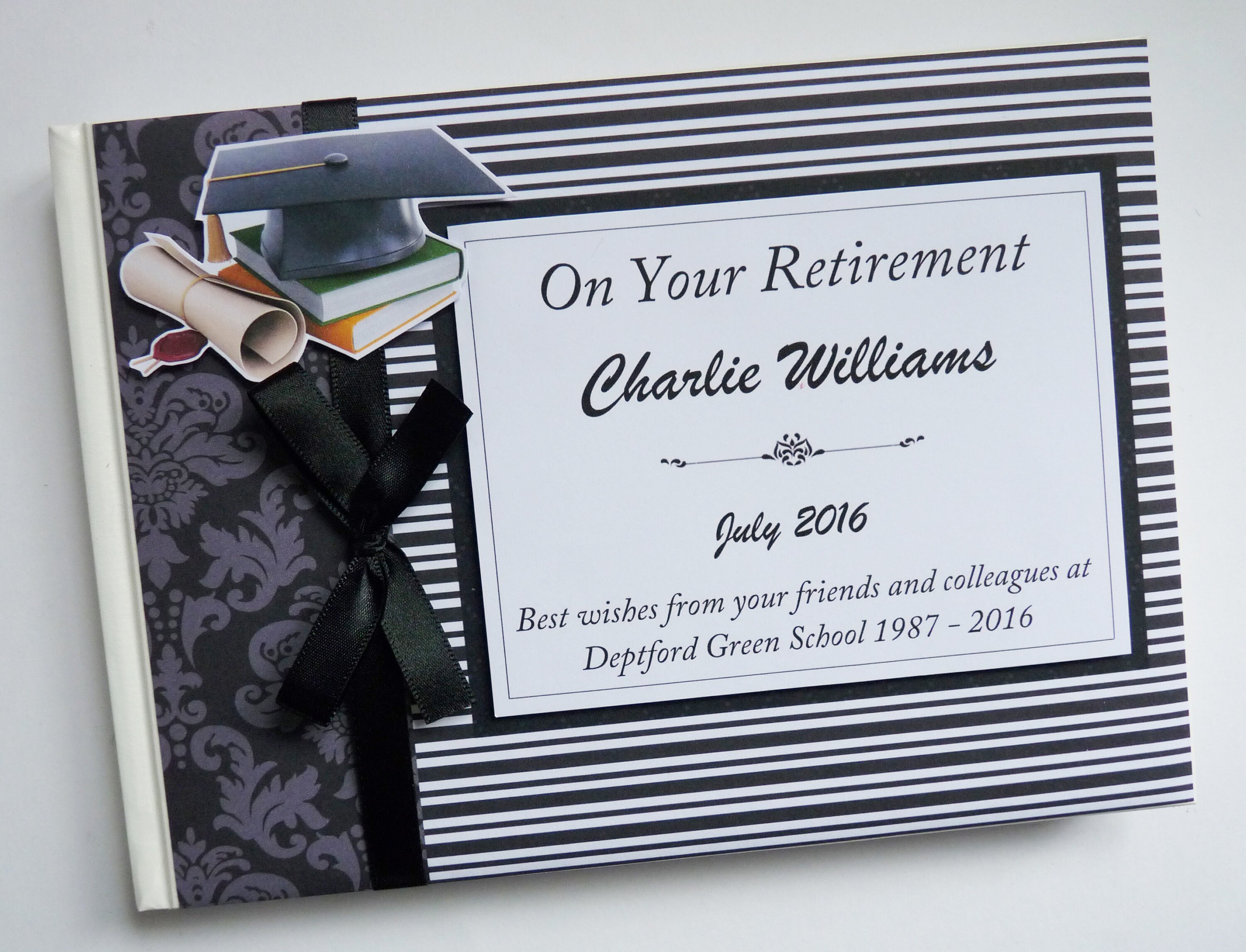 Personalised Teachers Retirement Guest Book Teachers | Etsy