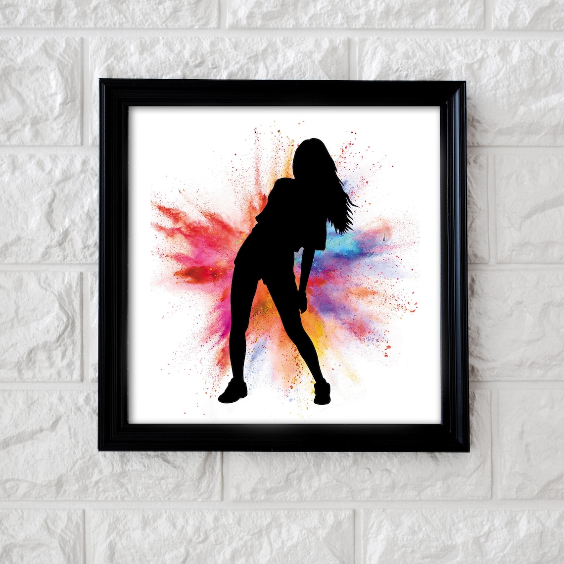 Contemporary Dancer Print, Modern Style Dancer Poster, Abstract Female ...