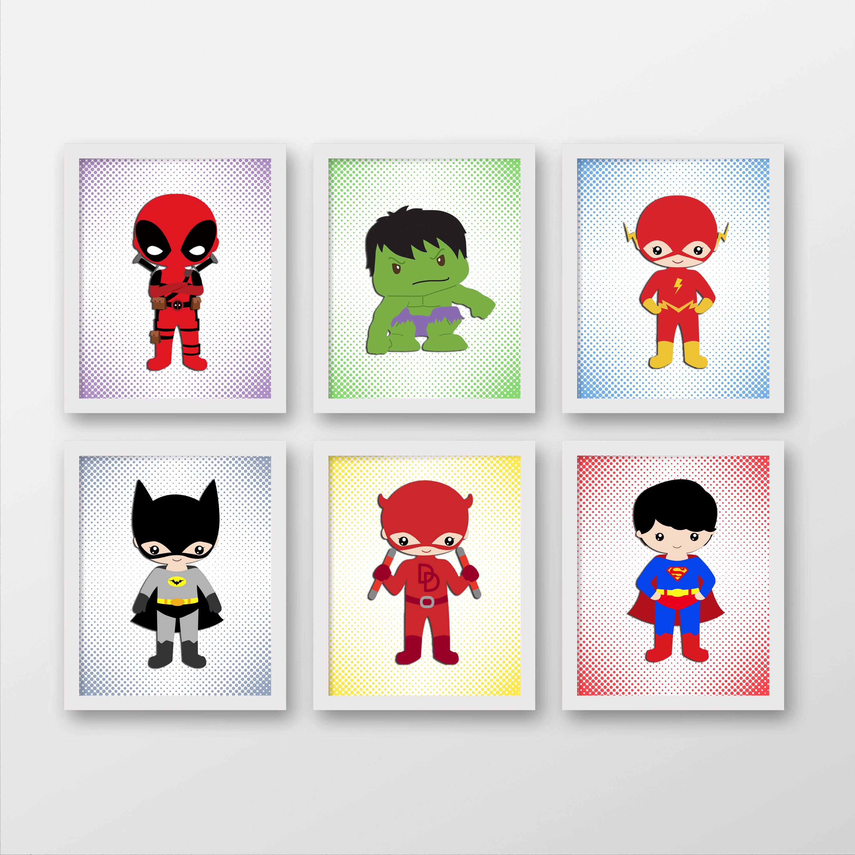 Superhero Nursery Prints Superhero Wall Art Superhero | Etsy