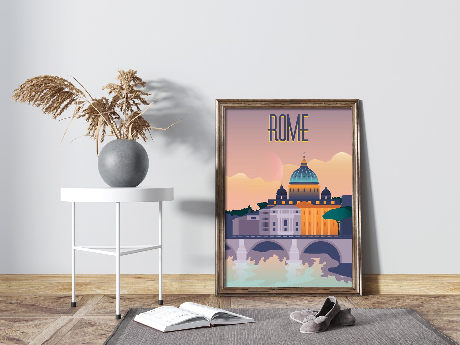Rome Travel Poster Italy Vintage Travel Poster Rome Retro - Etsy UK