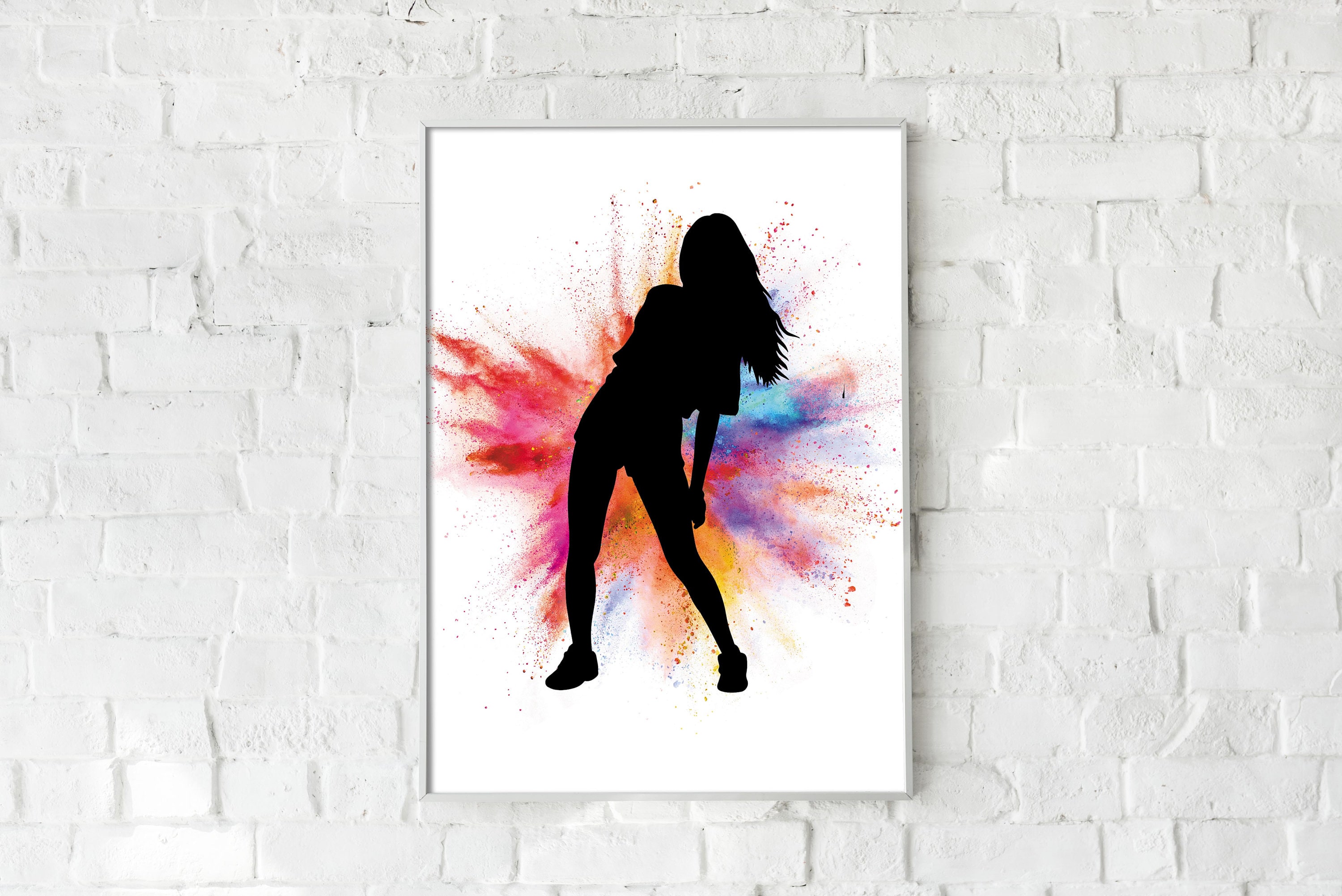 Contemporary Dancer Print, Modern Style Dancer Poster, Abstract Female ...
