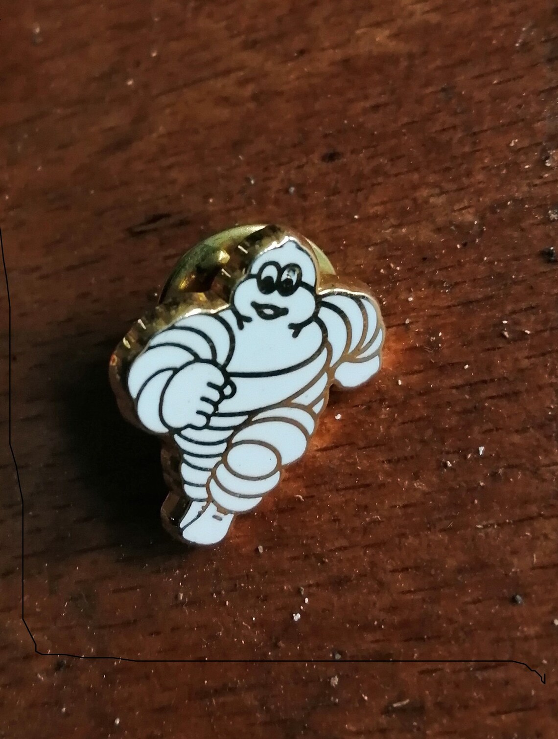 Vintage Old Pin Pins Michelin Lapel Pin Bibendum Garage Tires | Etsy