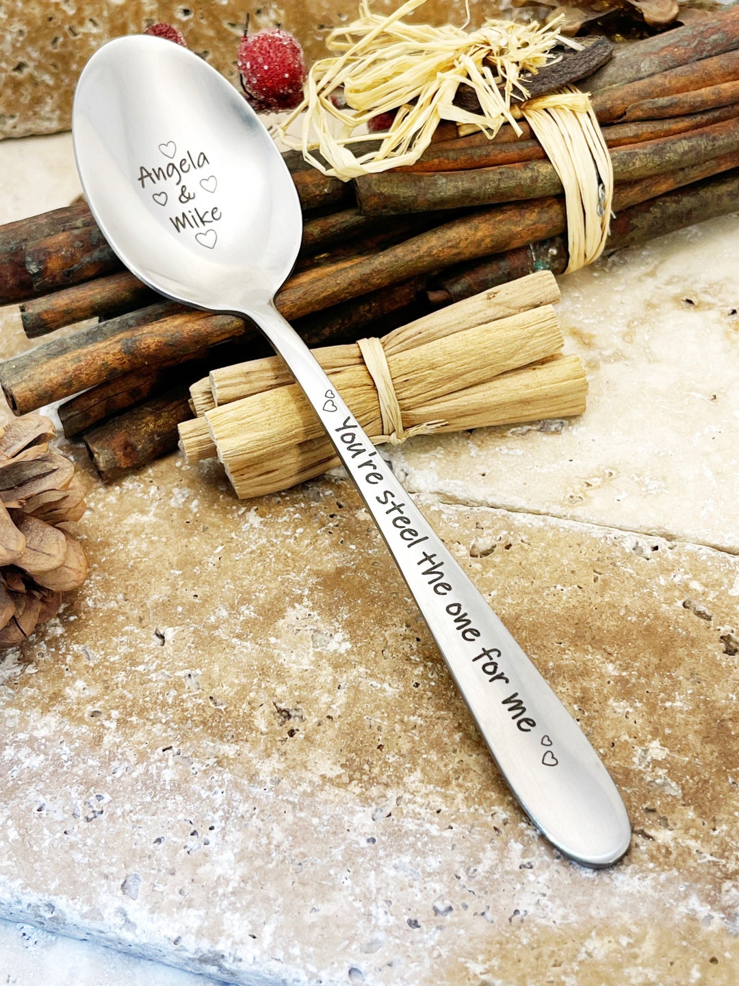 Personalised Engraved Dessert Spoon-christmas Spoon Gift-11 Years ...