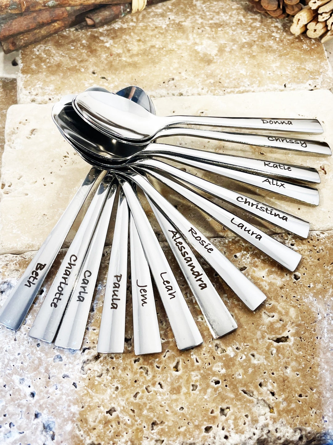 Personalised Tea Spoon for School - Yoghurt Spoon With My Name on It ...