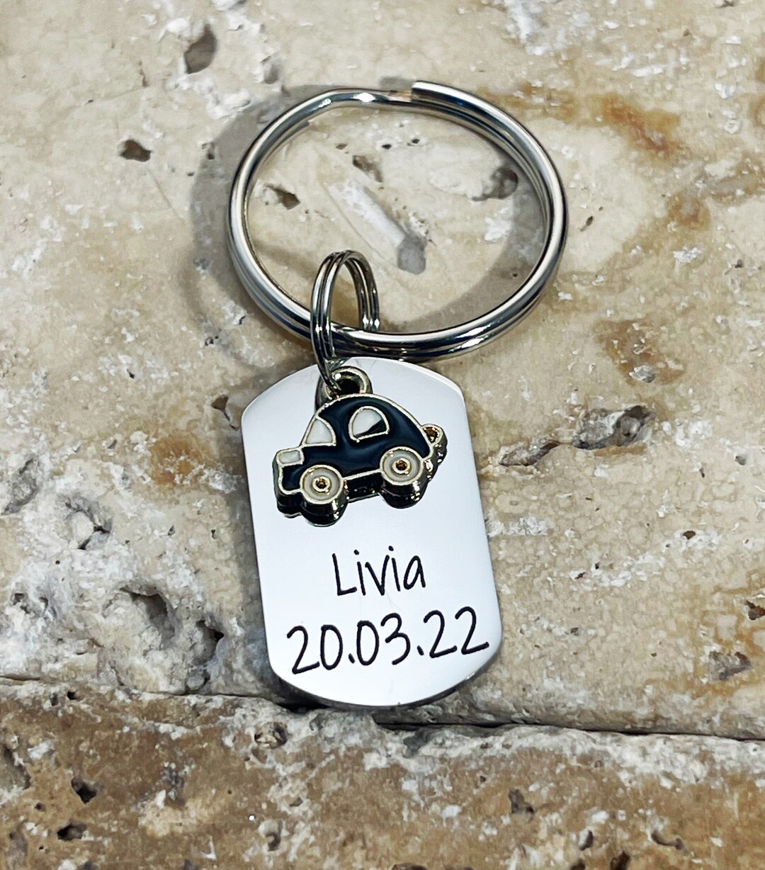 New Car Key Ring - Personalised Key Ring for New Driver - Passed Test ...