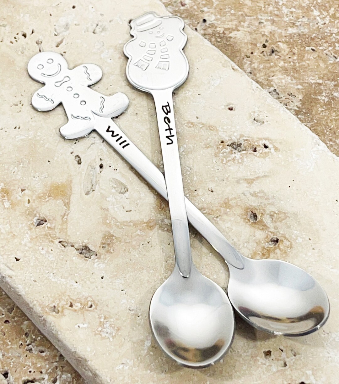 Personalised Christmas Spoons Hot Chocolate Spoons Christmas Eve Box ...